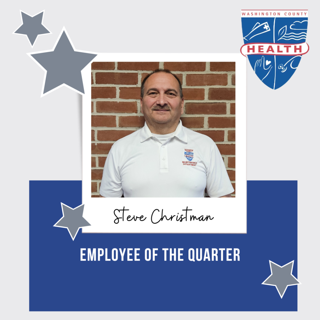 Steve Christman Named Employee of the Quarter - Washington County ...